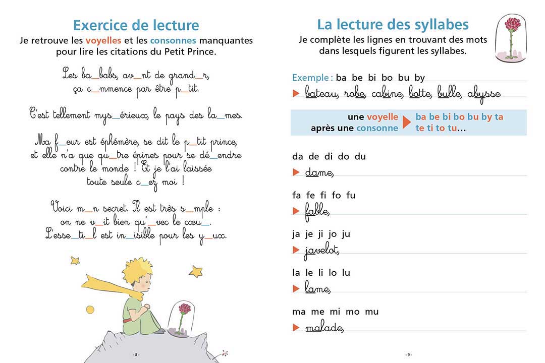 Le Petit Prince et la lecture, collection Le Petit Prince® École et ...